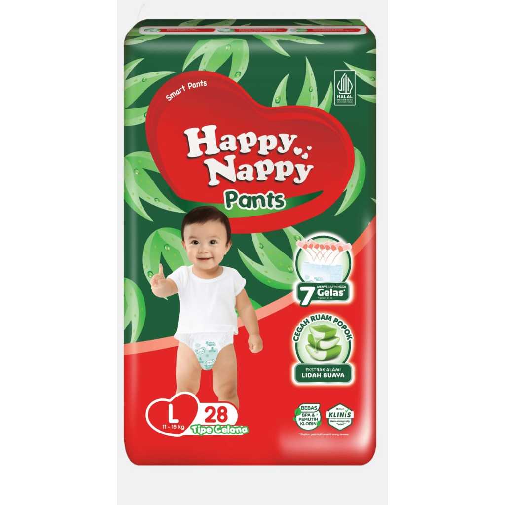 Jual Happy Nappy Smart Pants Popok Bayi Celana S40/M32/L28 | Shopee Indonesia