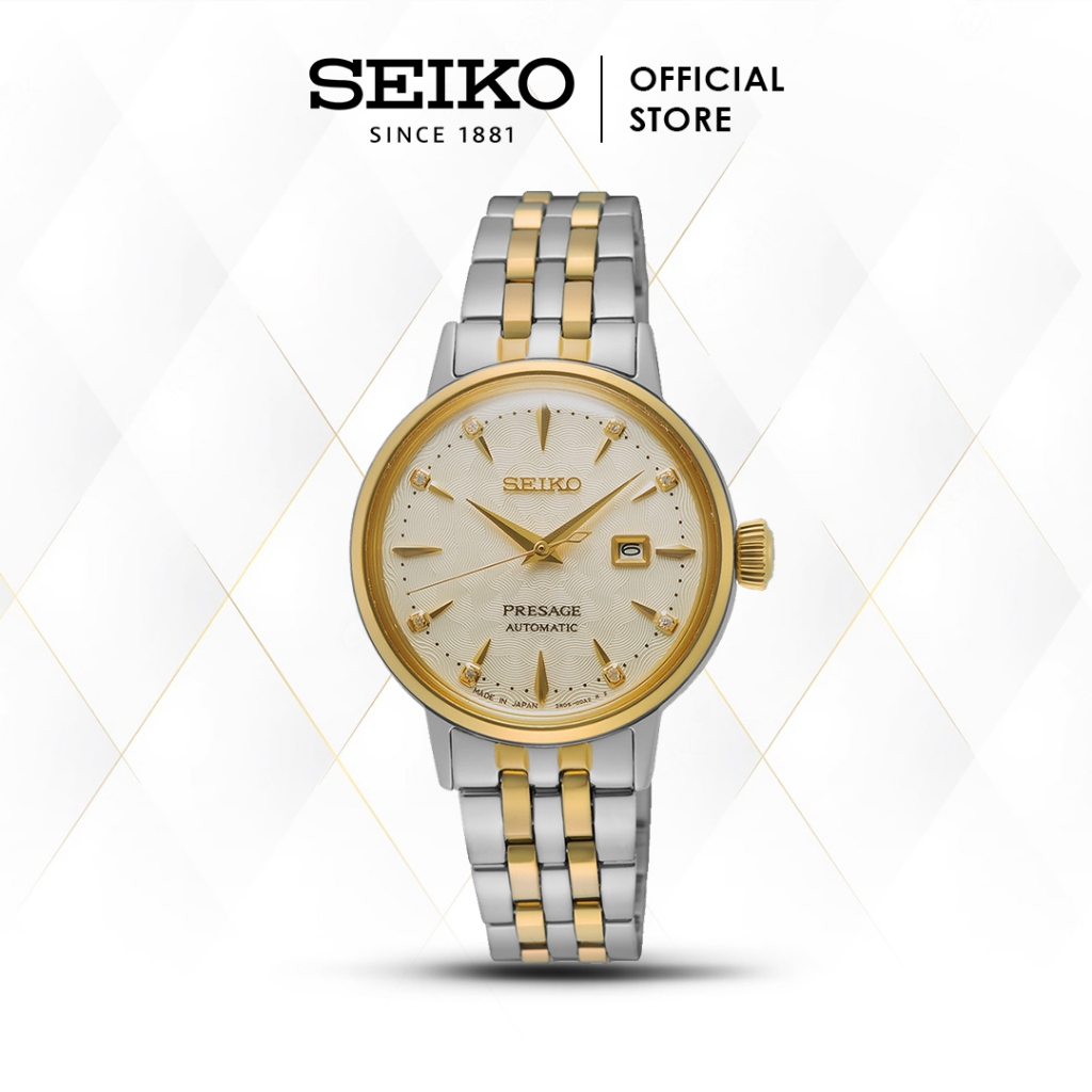Jual Seiko Women Presage SRE010 SRE010J1 Cocktail Automatic White Lady ...