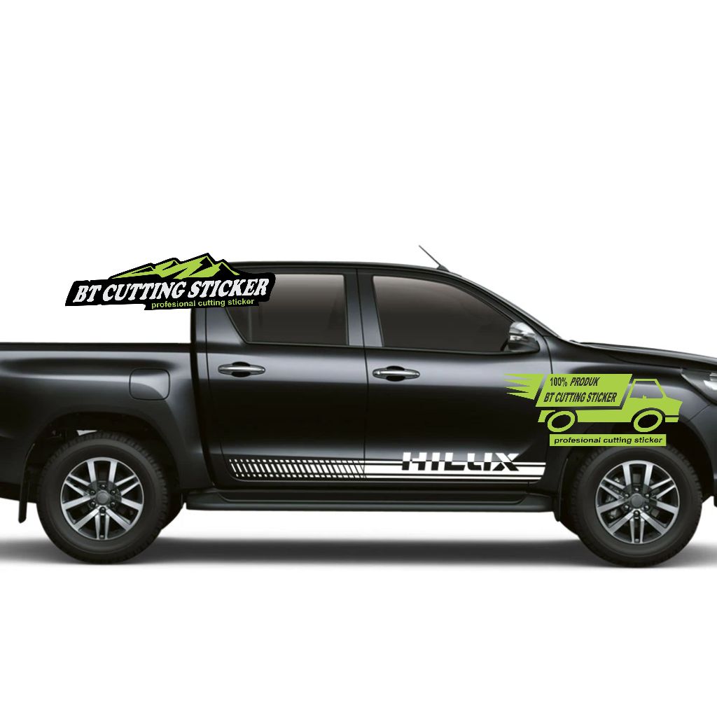 Jual cutting stiker sticker/stiker mobil Toyota Hilux Vigo Revo Pickup ...