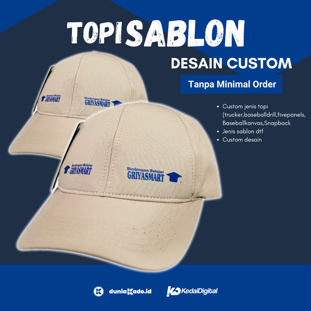 Jual Topi Sablon DTF | Shopee Indonesia