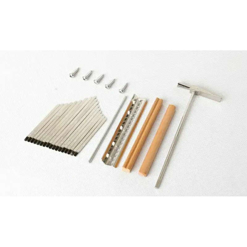 Jual besi kalimba 17 keys ,spare part besi kalimba fullset | Shopee ...