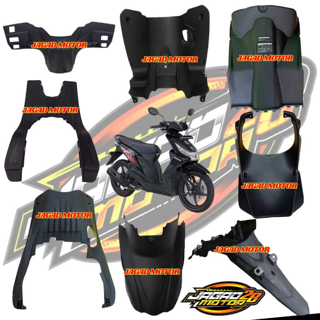 Jual Cover Body Kasar Honda Beat Karbu / Full Body Kasar Beat Lama ...