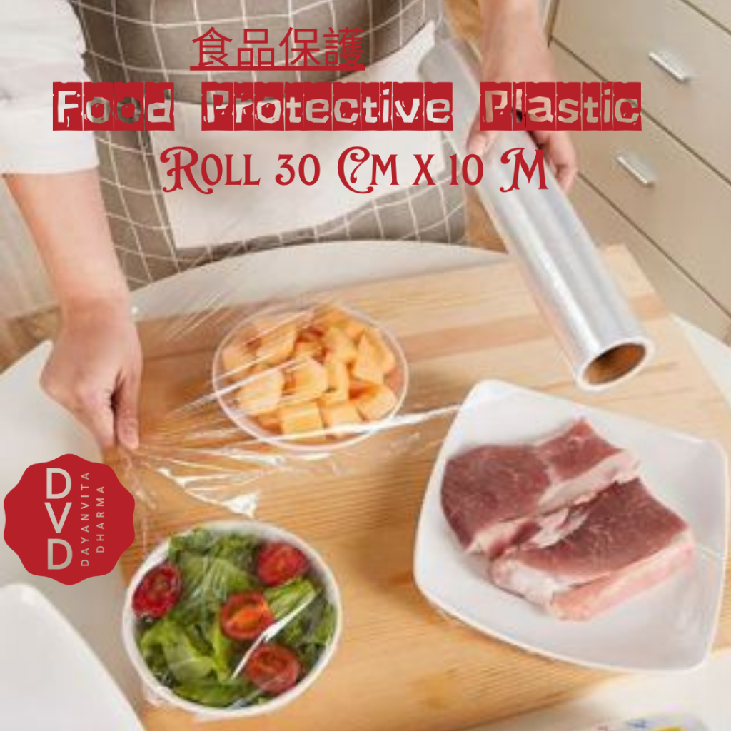 Jual Plastik Wrapping Makanan Roll 30 Cm x 10 M - Plastik Pelindung ...