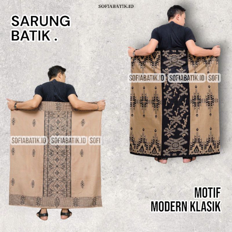 Jual Sarung Batik Modern Klasik Halus Terbaru Asli | Shopee Indonesia