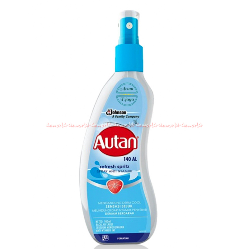 Jual Autan 100ml Refresh Spritz Spray Cair Anti Nyamuk Autan Spray Obat ...