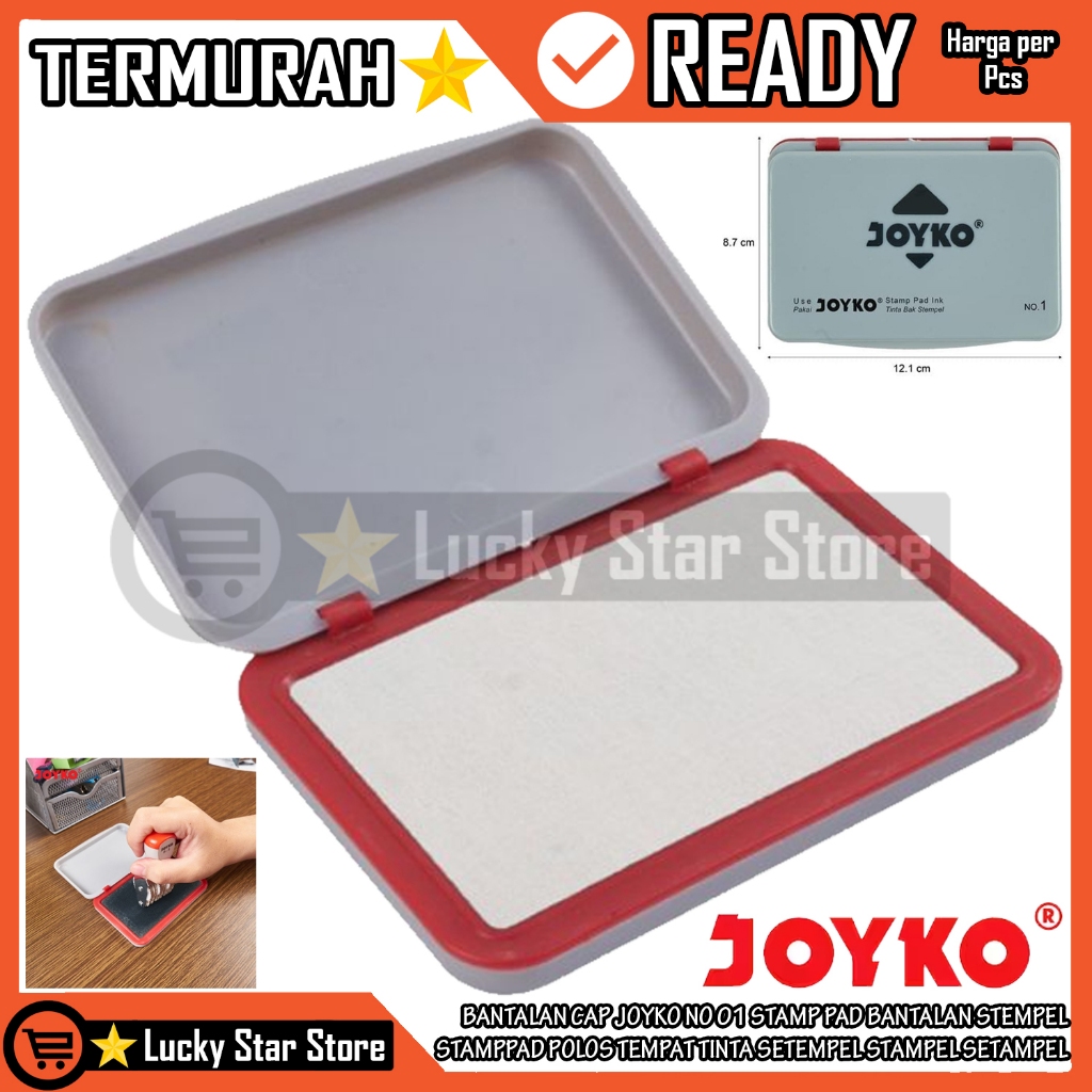 Jual BANTALAN CAP JOYKO NO 01 TEMPAT TINTA SETEMPEL STEMPEL STAMPPAD ...