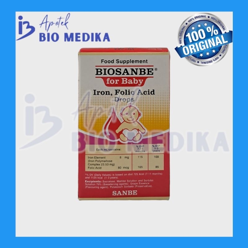 Jual Biosanbe Drops for Baby | Shopee Indonesia
