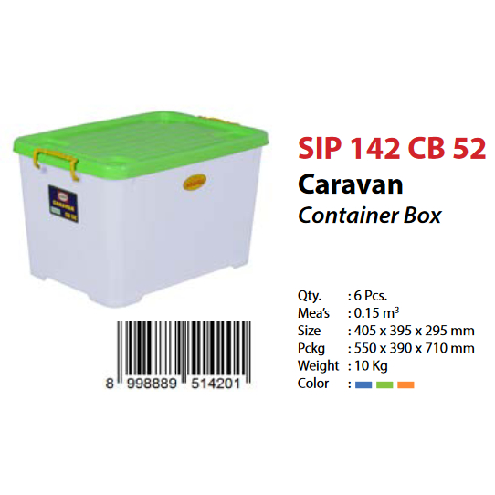 Jual BOX PENYIMPANAN CONTAINER CB52 CARAVAN SIP142 SHINPO | Shopee ...