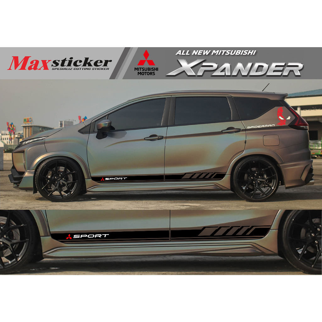 Jual Sticker MOBIL XPANDER striping body samping XPANDER | Shopee Indonesia