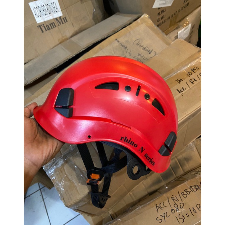 Jual KODE J6T3 Helm safety climbing rescue working helmet kerja standar ...