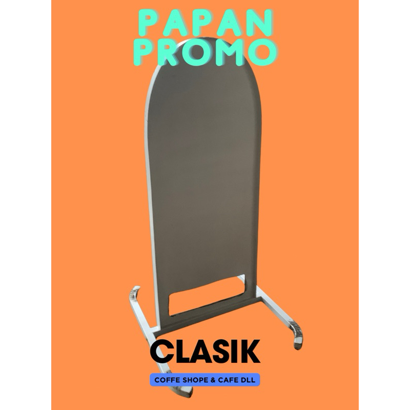 Jual PAPAN PROMO KLASIK COCOK UNTUK CAFE SHOPEE DLL BAHAN PLAS ALMINI ...