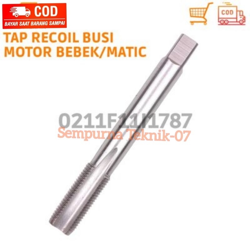 Jual Hand Tap Recoil Helicoil Untuk Busi Motor Bebek Matic M10 x 1.0 ...