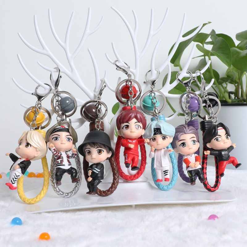 Jual Gantungan Kunci BTS KPOP Keychain Topper Hiasan Kue Jungkook Jin Jimin J-Hope BTS | Shopee ...