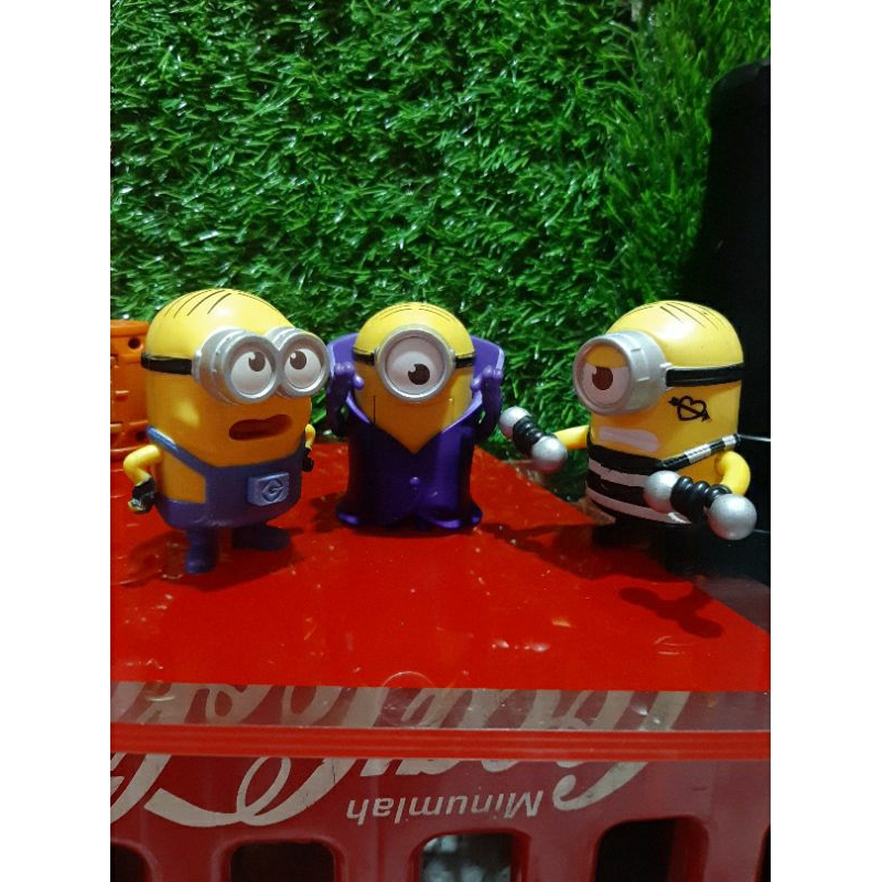 Jual Mainan Karakter Despicable Minions M3 3pcs (Bekas) | Shopee Indonesia