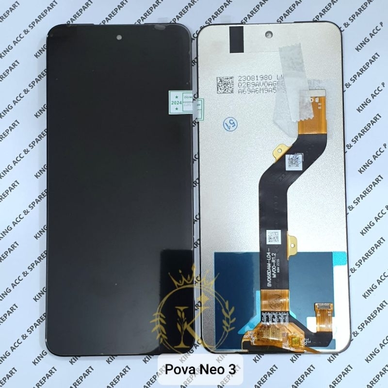 Jual LCD TOUCHSCREEN TECNO POVA NEO 3 / LH6 / LG6N / POVA NEO 3 ...