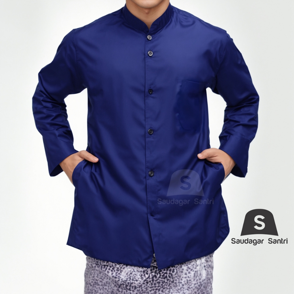 Jual BAJU KOKO HAIBAH MODEL AMMU / BAJU KOKO SAKU SAMPING / KOKO HAIBAH ...