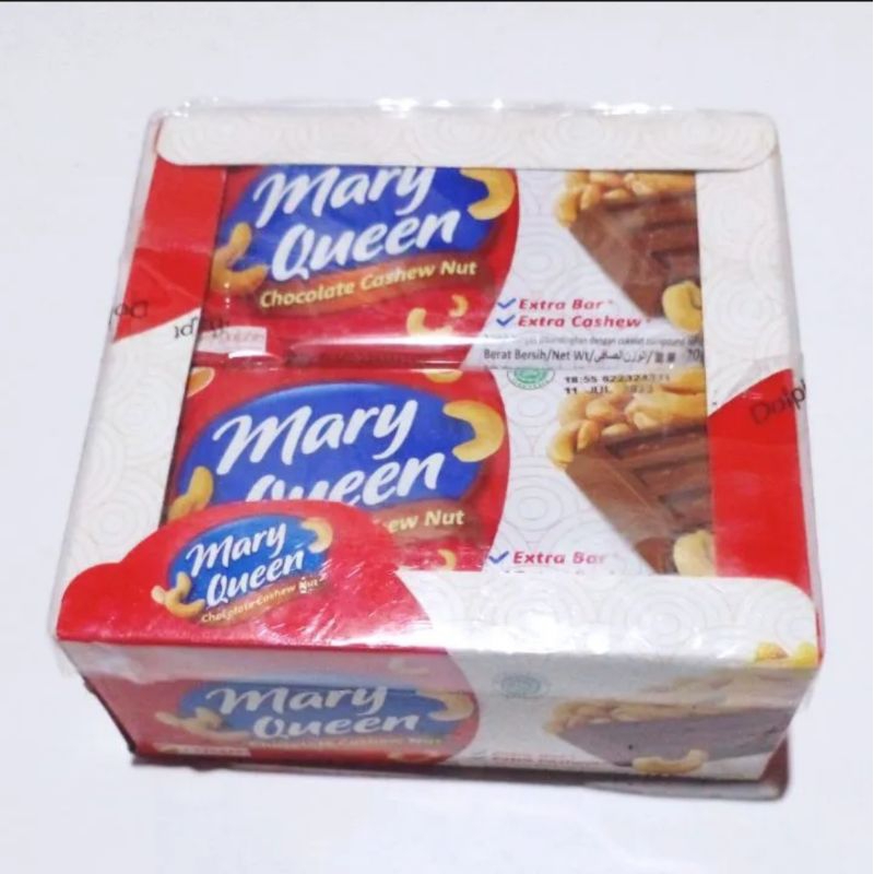 Jual Mary queen milk chocolate bar box 12 x 20gr | Shopee Indonesia