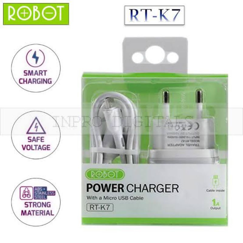 Jual Charger robot RT-K7 original adaptor charger 5V/1A | Shopee Indonesia