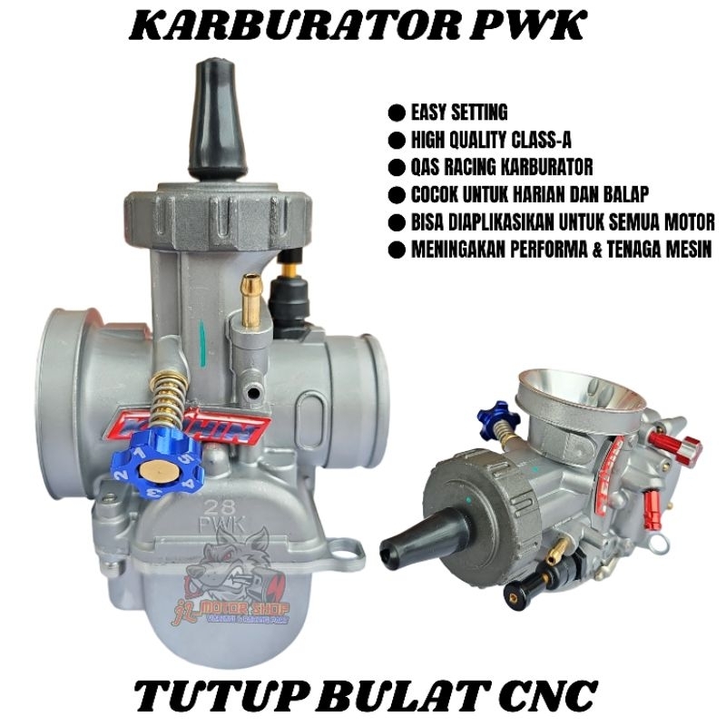 Jual KARBU KARBURATOR PWK 24 26 28 30 32 34 SUDQO TUTUP BULAT WARNA CNC - KARBURATOR CARBURETOR ...