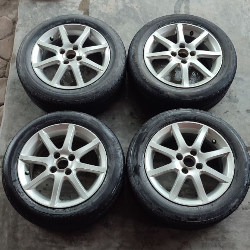 Jual velg ring 15 pcd 100 dan ban (2nd) | Shopee Indonesia