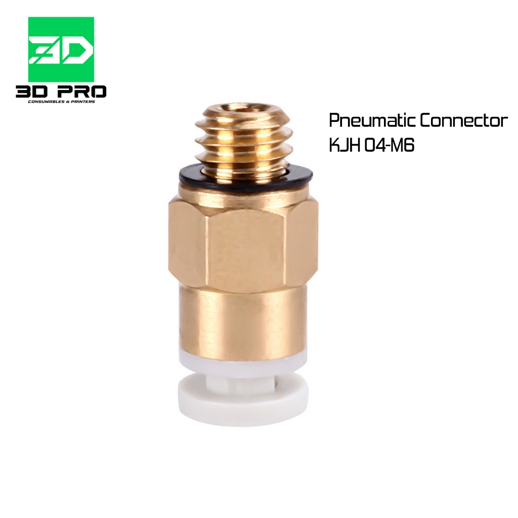 Jual KJH04-M6 Pneumatic Connector Push Fitting for 4mm PTFE Tube ...