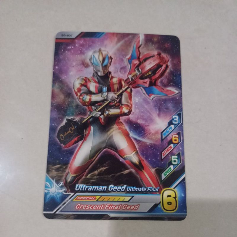 Jual Kartu Ultraman Fusion Fight ( Ultraman Geed Ultimate Final) | Shopee Indonesia