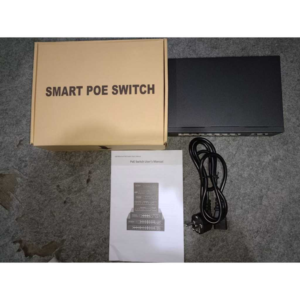 Jual Poe Switch PoE 8 Port+2 Uplink HighTechnology 10/100 Mbps | Shopee ...