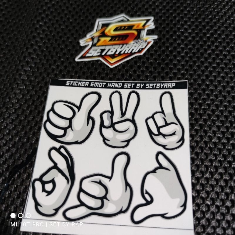 Jual stiker emot tangan by setbyrap | Shopee Indonesia