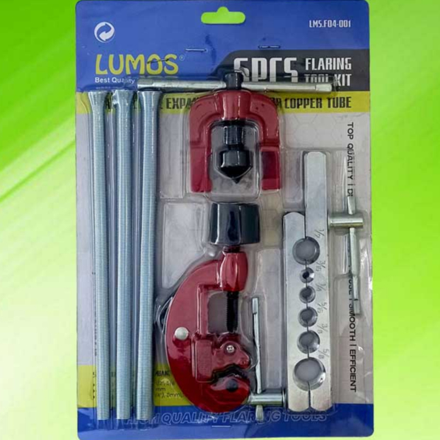 Jual LUMOS Flaring Tool Set 6pcs / Tubing Cutter / Alat Pemekar Pipa ...
