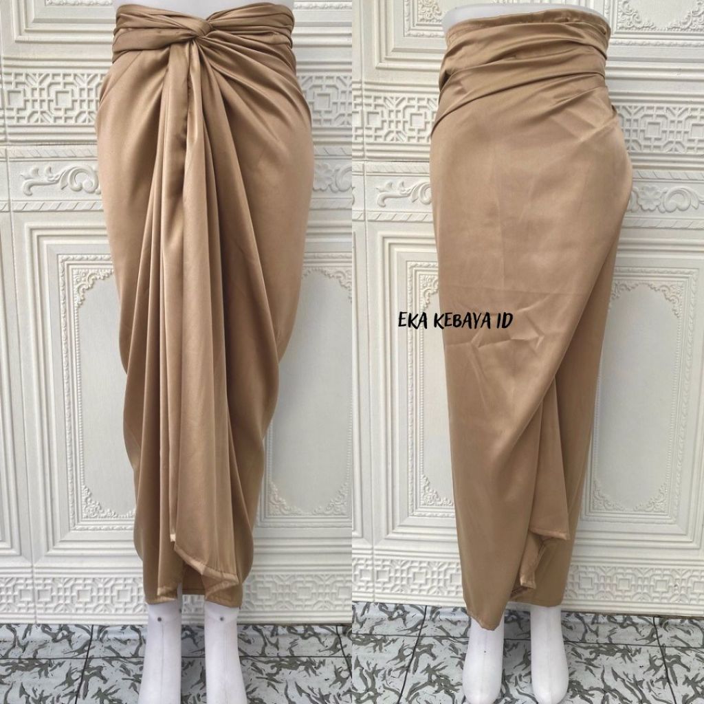 Jual Eka Kebaya Id - Rok Lilit Satin Velvet JUMBO - Bawahan Satin ...