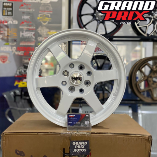 Jual Jual Velg JDM RACING HSR Tokyo TE37 Warna Putih Ring 15 Pcd 4X100-114,3 Brio Jazz Mobilio ...