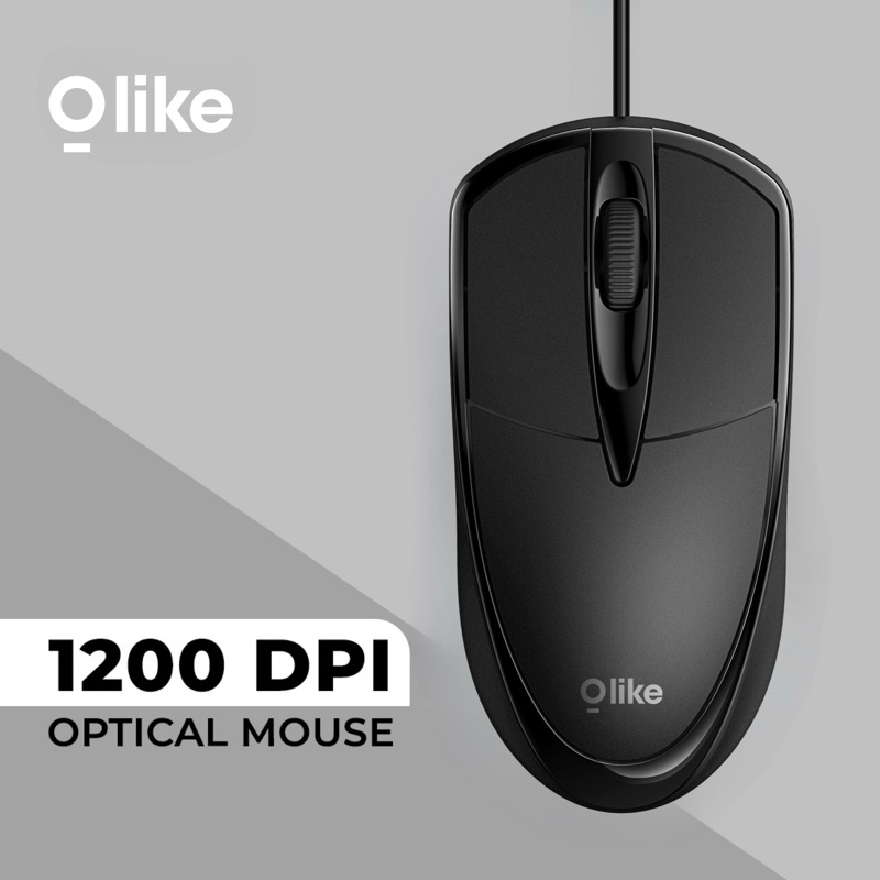 Jual Olike M102 Mouse Wired Kabel USB Sensor Optical 1200 DPI Laptop ...