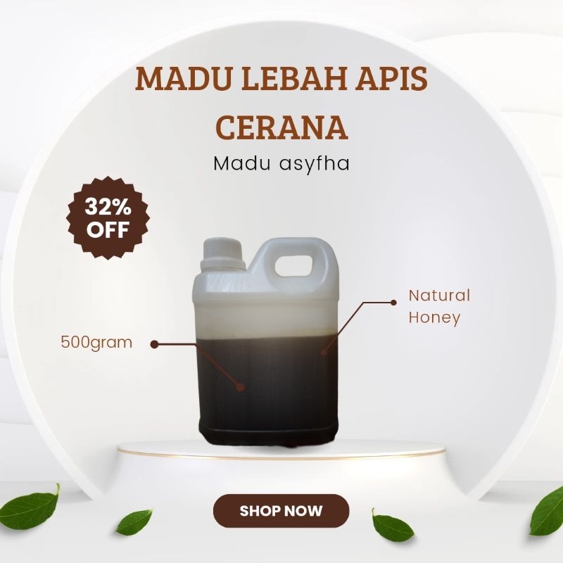 Jual Madu Lebah Apis Cerana 500 Gram Madu Hutan Liar Murni 100% Alami ...