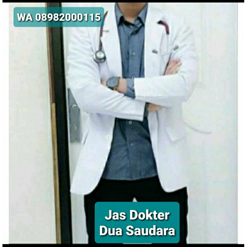 Jual SNELLI JAS DOKTER LENGAN PANJANG DUA SAUDARA SERAT HALUS PLATINUM ...