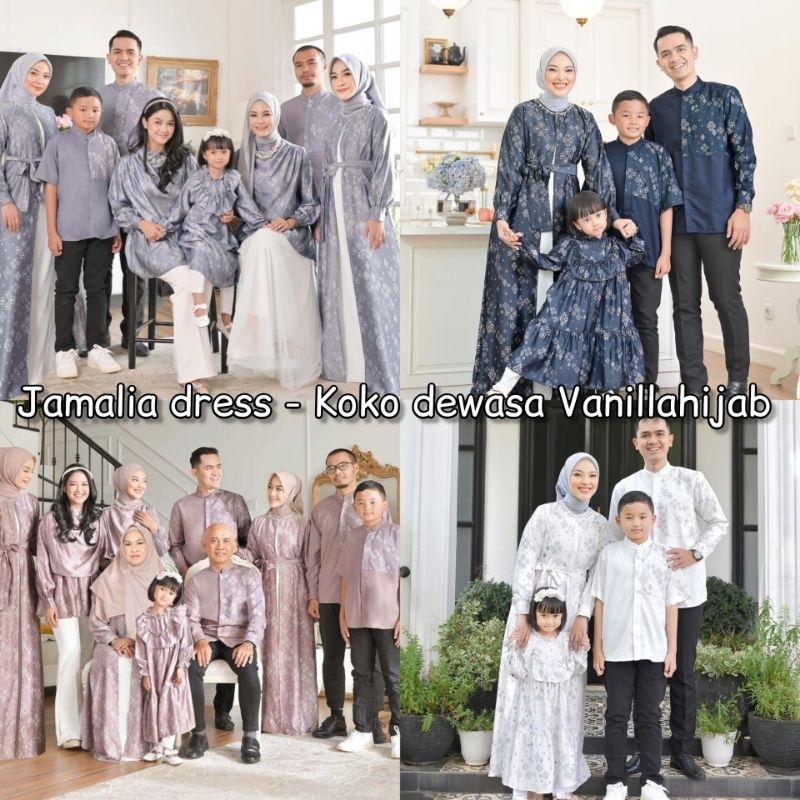 Jual NEW - Jamalia dress koko Vanillahijab / Vanilla Hijab | Shopee ...