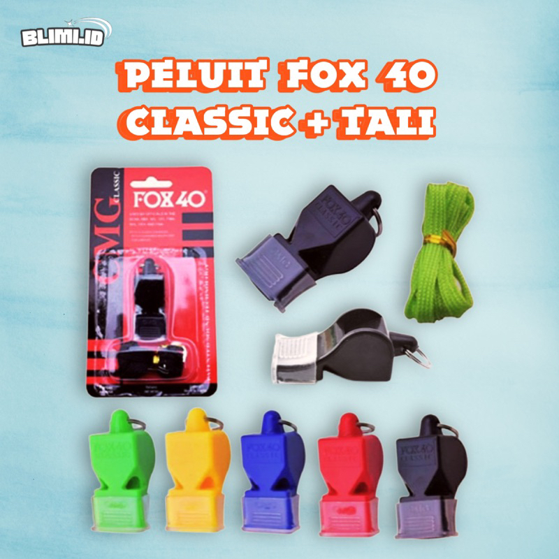 Jual Peluit FOX40 Classic Whistle Peluit Fox 40 Pluit Wasit Parkir ...