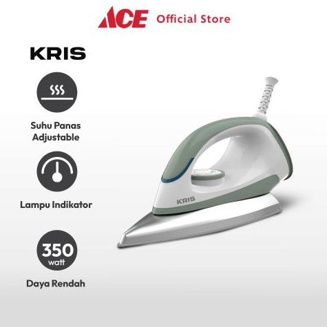 Jual NII Ace Kris Setrika Trylon Plate 35 Watt Putih Iron Setrikaan ...
