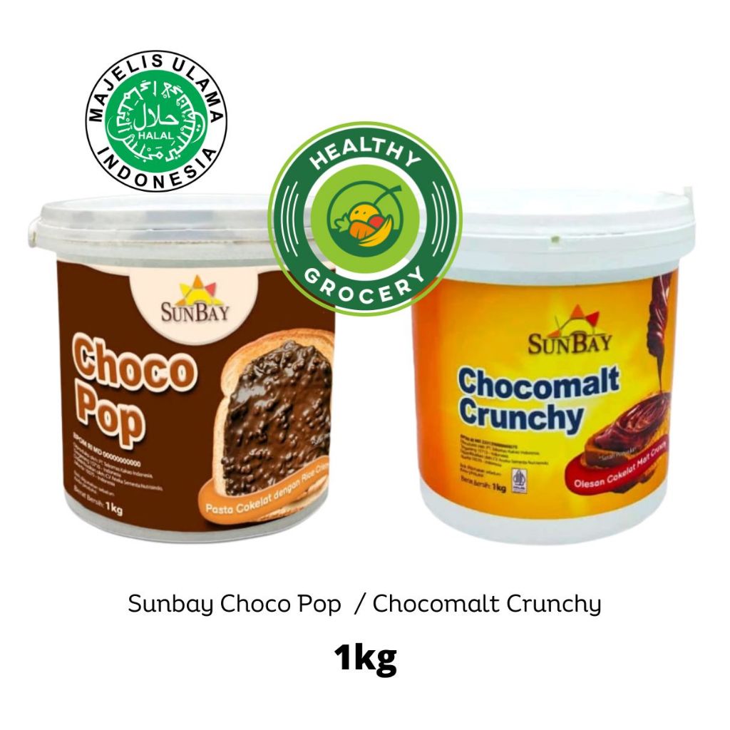 Jual Sunbay Choco Pop 1Kg / Cokelat Pasta Dengan Krispi Beras ...