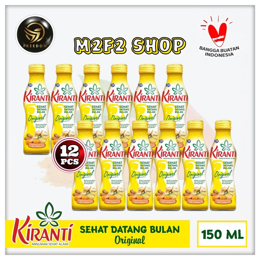 Jual Kiranti Minuman Sehat Datang Bulan Original - 150 ml (Kemasan 12 ...