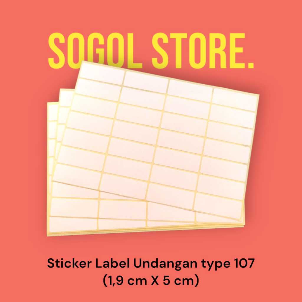 Jual Sticker Label Nama Undangan Pernikahan / Khitan / Walimah dll ...