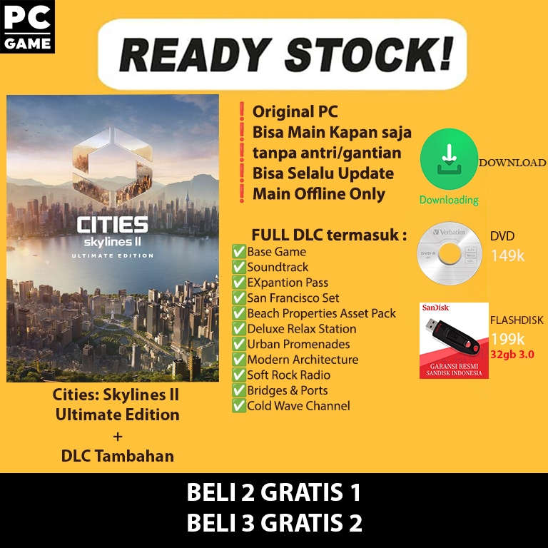 Jual Cities Skylines 2 Ultimate Edition PC Original | Shopee Indonesia