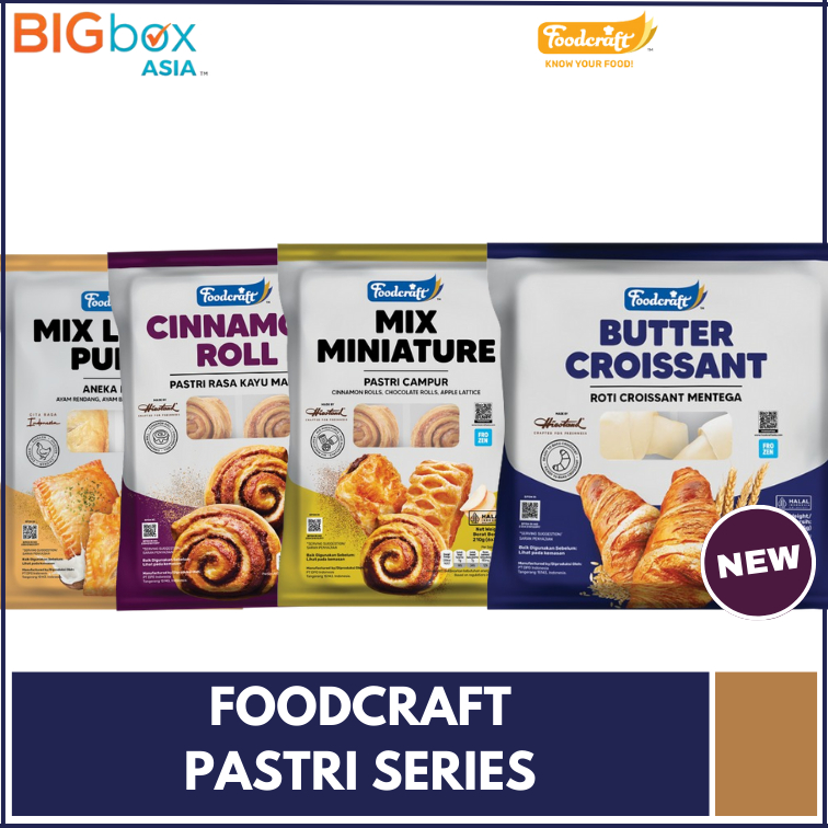 Jual Foodcraft Kue Pastri Aneka Rasa Series Croissant Campur Cinnamon ...