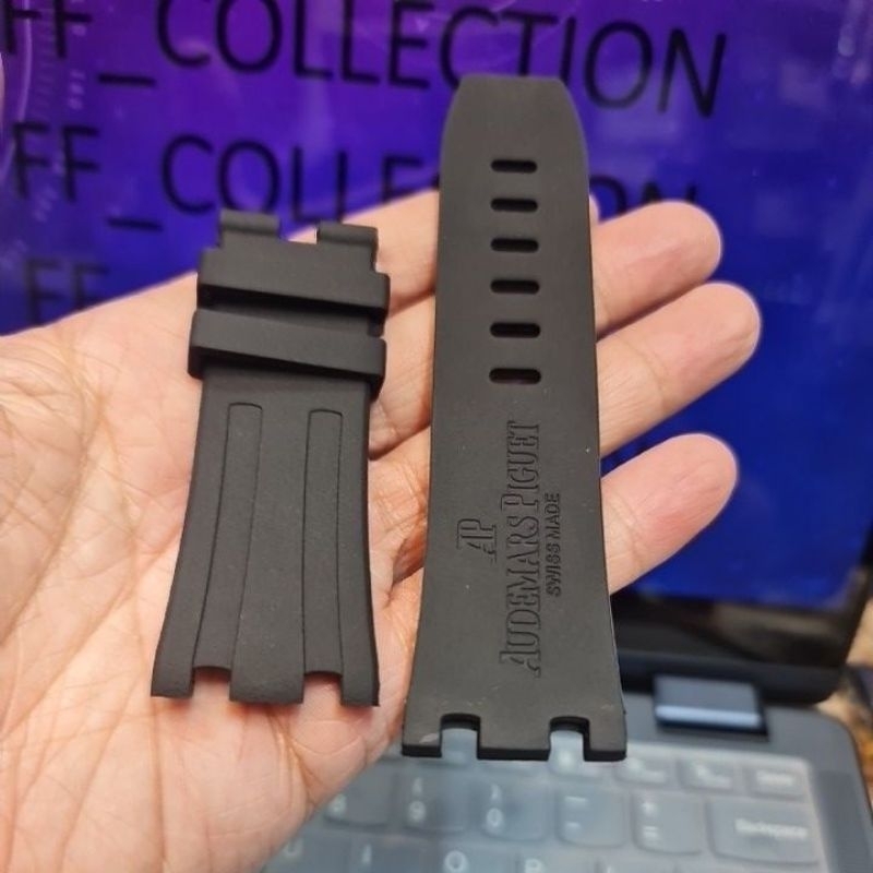 Jual STRAP AP 725A Strap Tali Karet kulit asli 1000% Jam Audemars ...