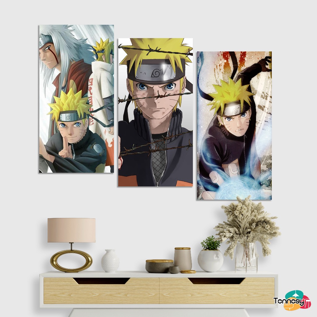 Jual TENNESY HIASAN DINDING NARUTO ANIME KARTUN 15x30CM WALL DECOR ...