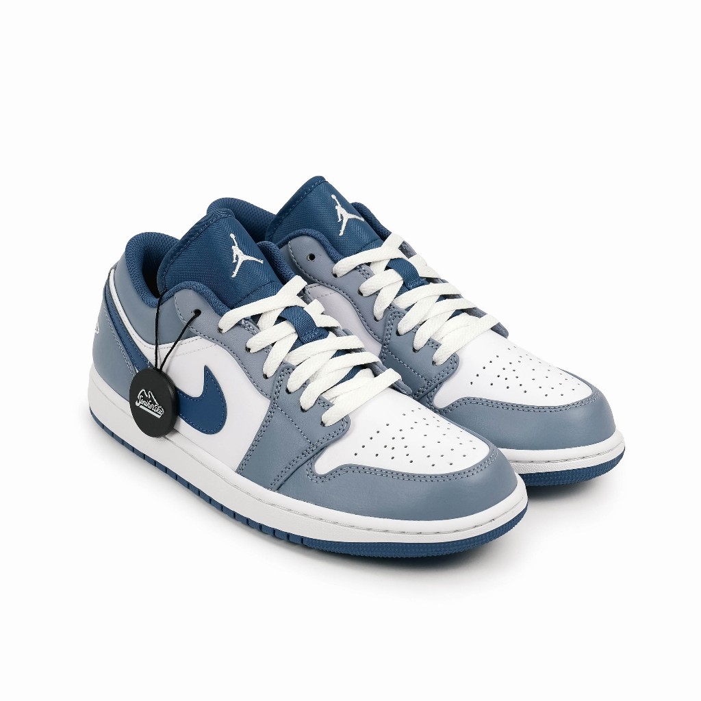 Jual Air Jordan 1 Low Slate Blue Navy Men | Shopee Indonesia