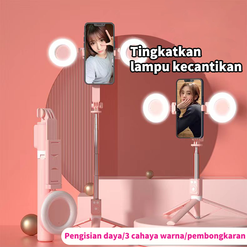 Jual TR BISA COD 165CM Tongsis Tripod lampu LED Gimbal Stabilizer ...