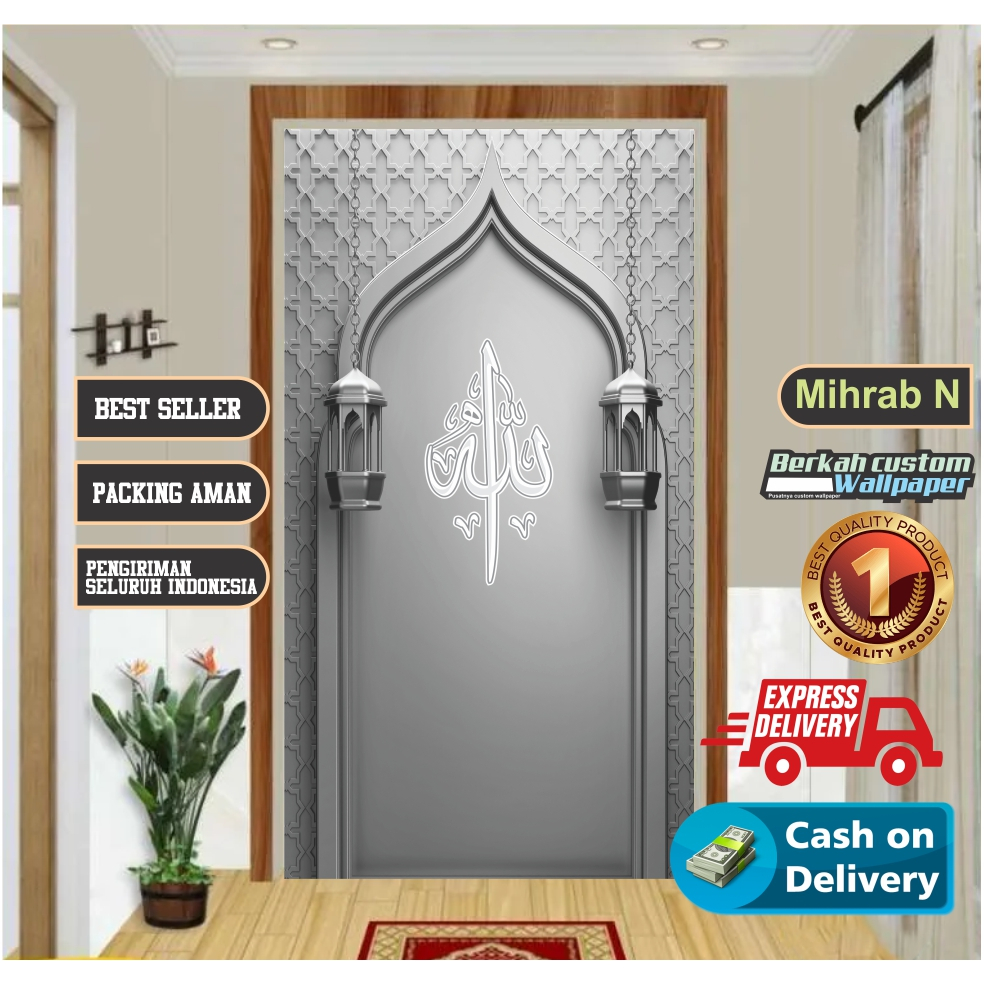 Jual BERTEMA TIMUR TENGAH!!! STIKER DEKORASI RUANGAN MIHRAB MUSHOLLA ...