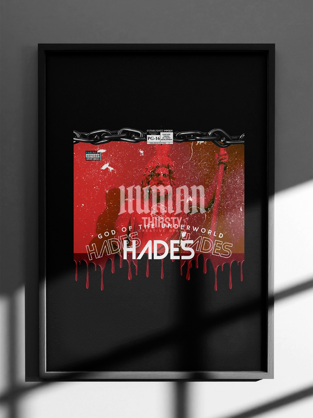 Jual Poster Dinding Hades Frame Poster Dekorasi Hiasan Dinding Rumah ...