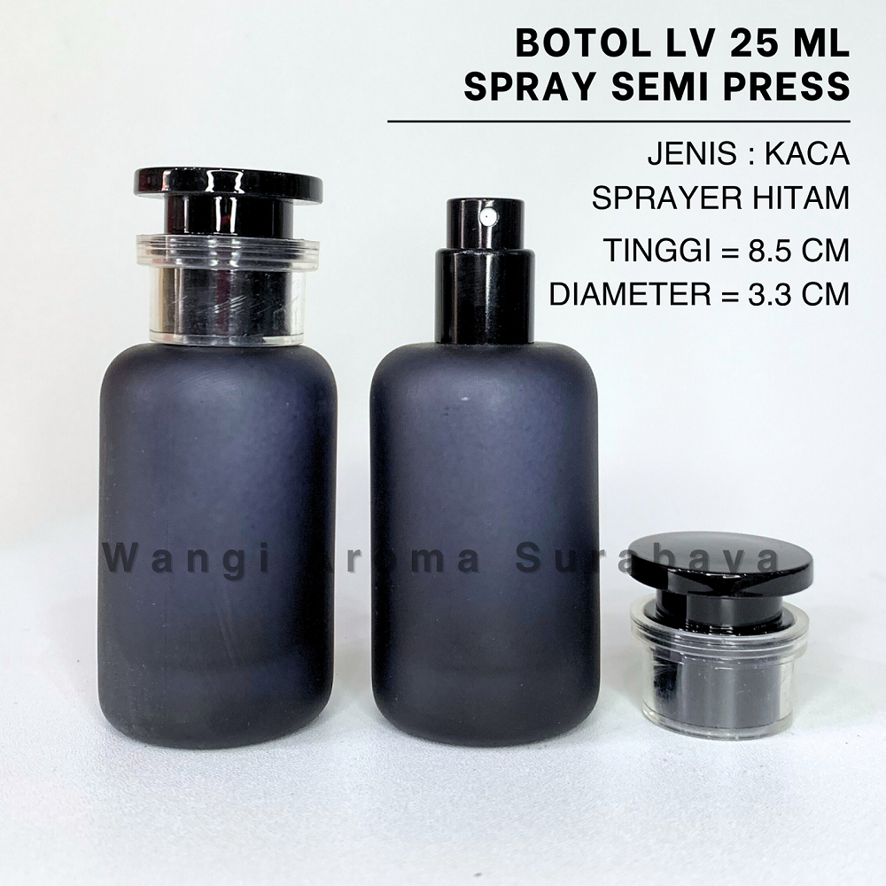 Jual Botol Parfum Lv 25ML Semi Press Biru - Botol Parfum Semi press ...