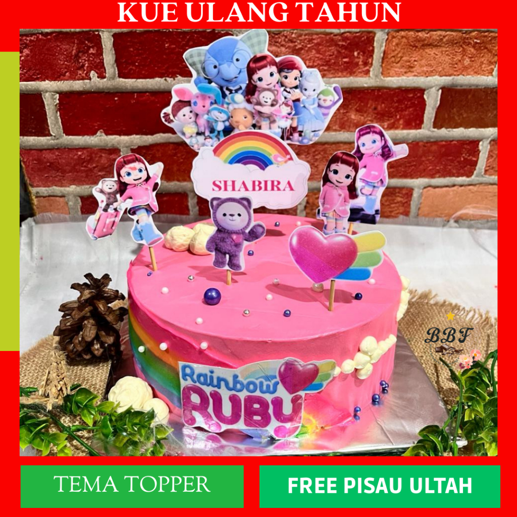 Jual Kue Topper Ulang Tahun /Topper Ultah / Cake Ultah / Birthday Cake ...